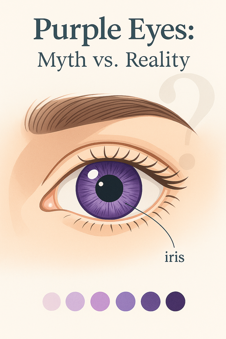 All You Need to Know About Purple Eyes Color
