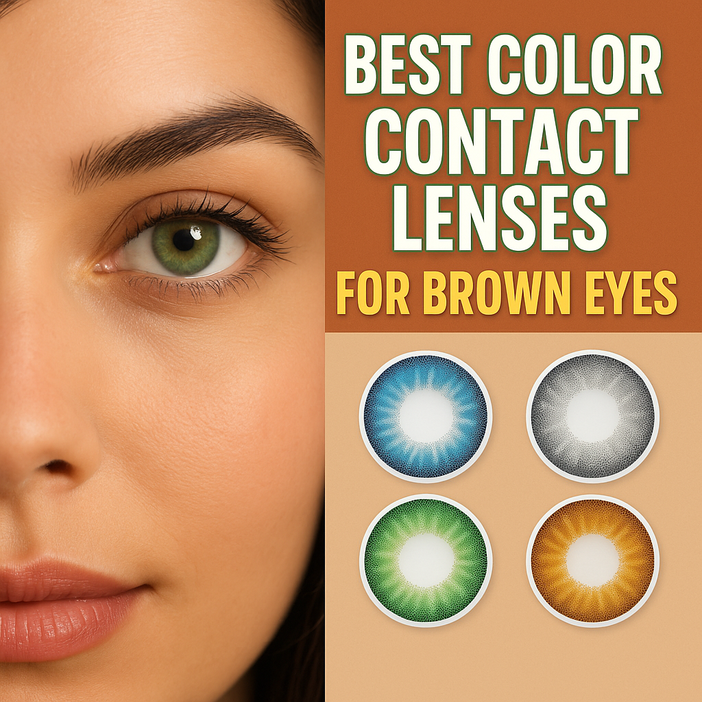 Best Colored Contact Lenses for Brown Eyes