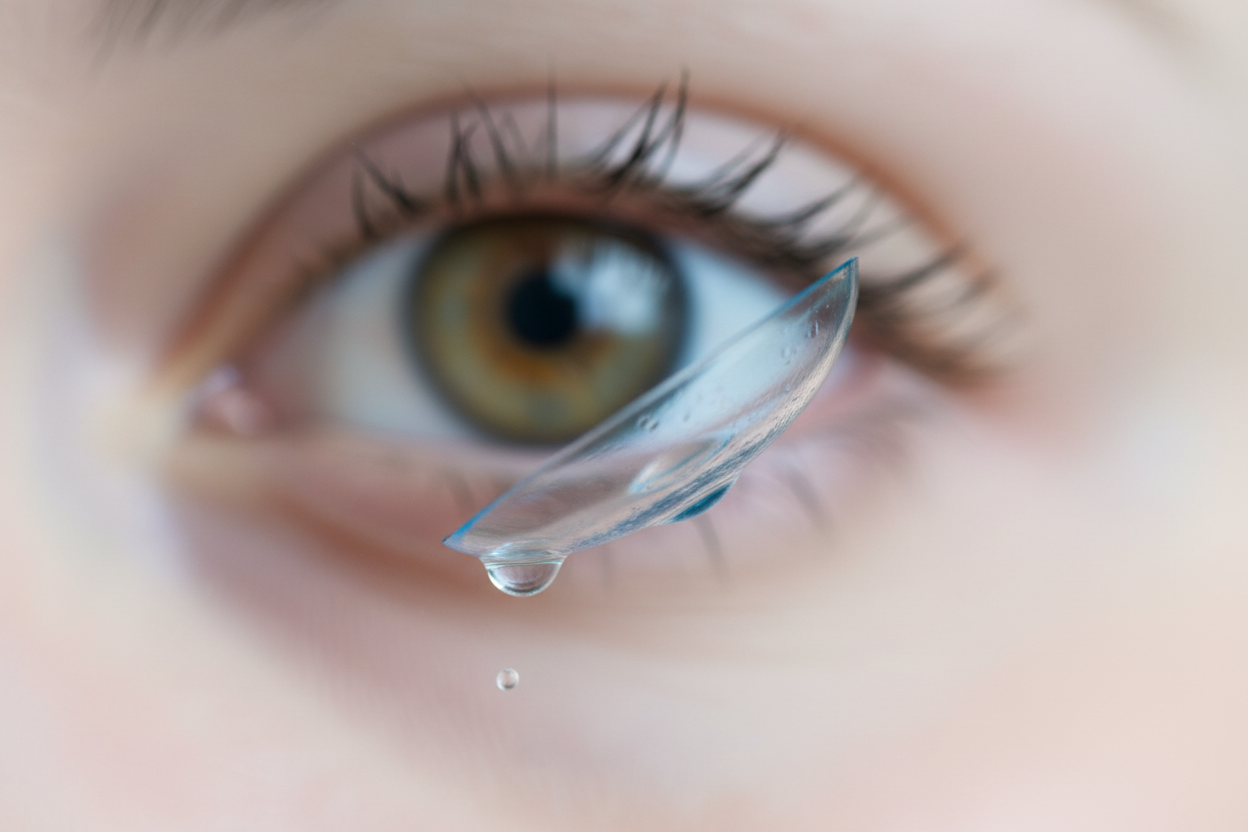 Can a Contact Lens Fall Out? Causes & What to Do | Bella Lense