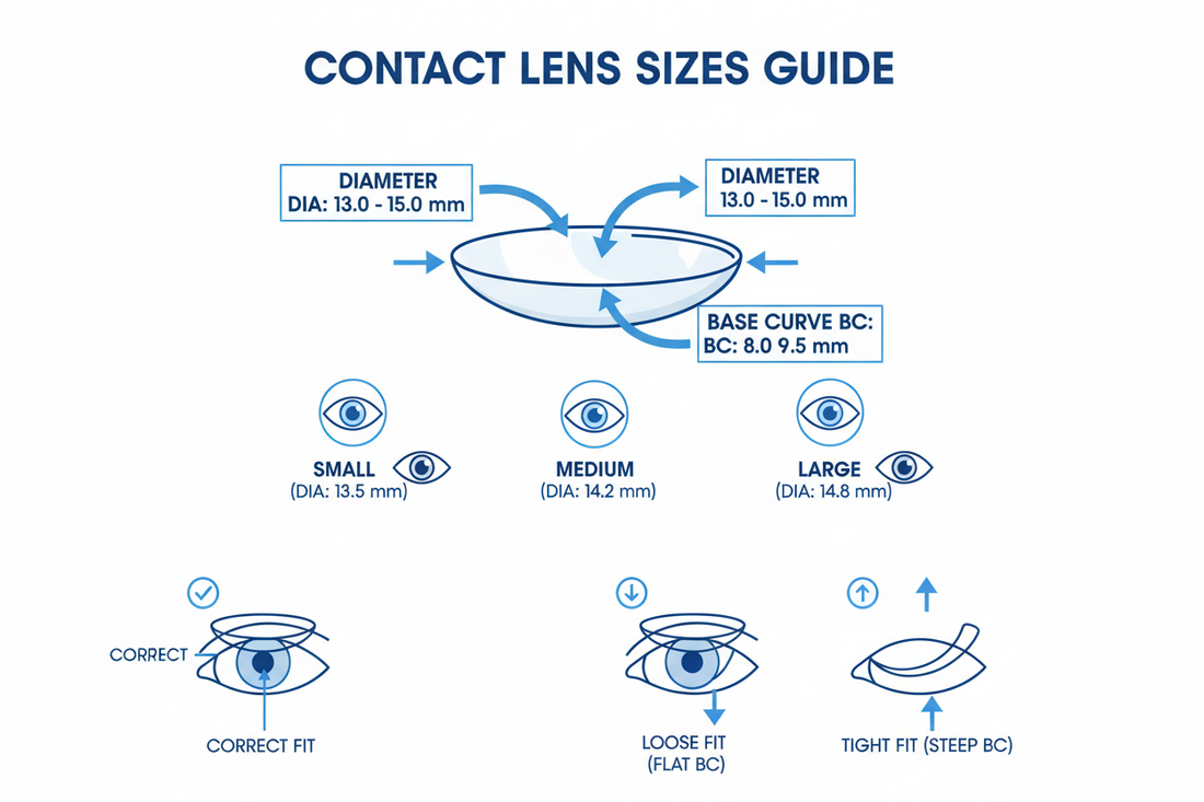 Contact Lens Sizes: How to Choose the Right Fit for Your Eyes