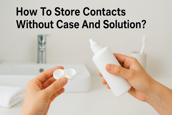 How To Store Contacts Without Case And Solution