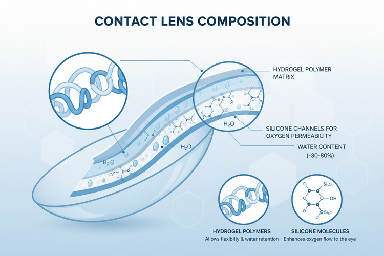 Complete Guide to Contact Lens Materials: Types & Benefits Explained
